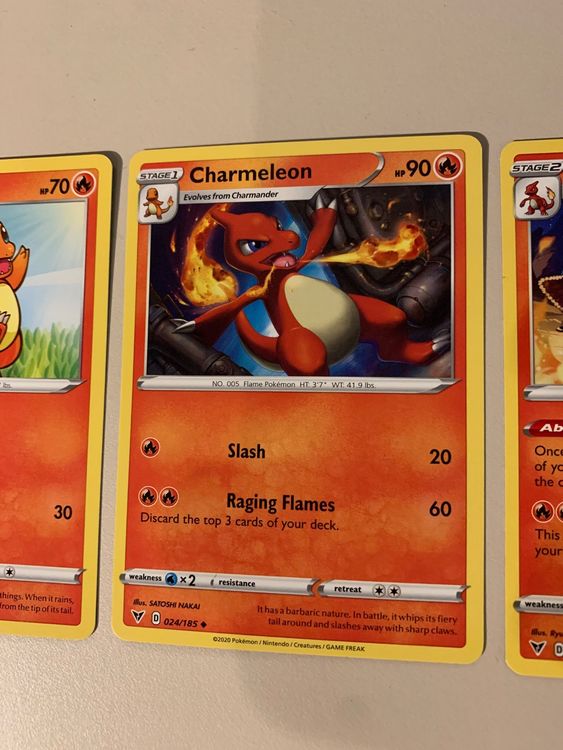 Charizard Charmeleon Charmander evolution set | Kaufen auf Ricardo