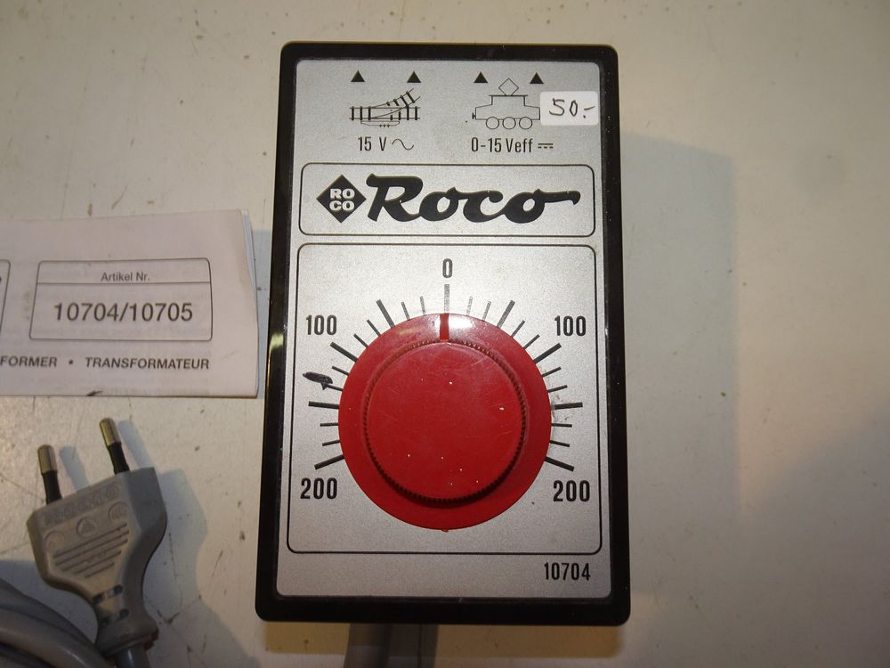 Roco Transformator Trafo Gleichstrom 10704 (Gebraucht) in für CHF 32.9 ...