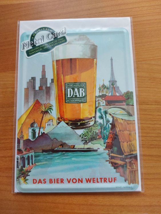Original Metal Card DAB Bier | Kaufen auf Ricardo