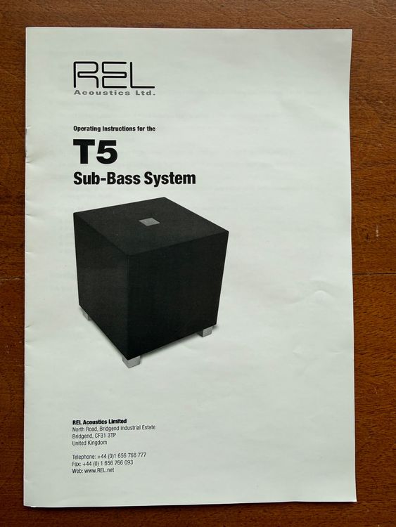 REL T5 Bass / Subwoofer (Gebraucht) in Brugg AG für CHF 450 – mit ...