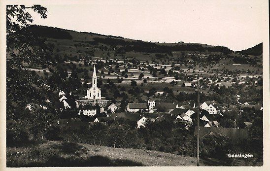 Gansingen AG Flugaufnahme Nr.1 , ca.1950 (Gebraucht) in Solothurn für CHF 13 – mit Lieferung auf ...