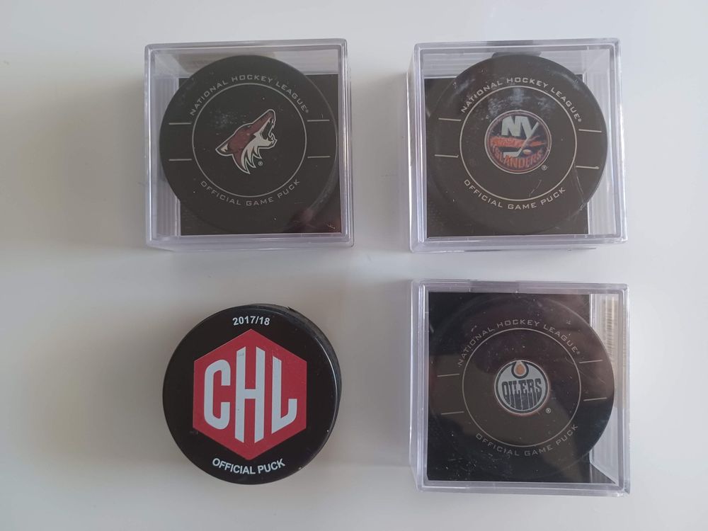 Original (NHL) Eishockey Match Pucks | Kaufen auf Ricardo
