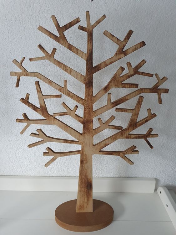 2 Deko Bäume aus Holz | Kaufen auf Ricardo