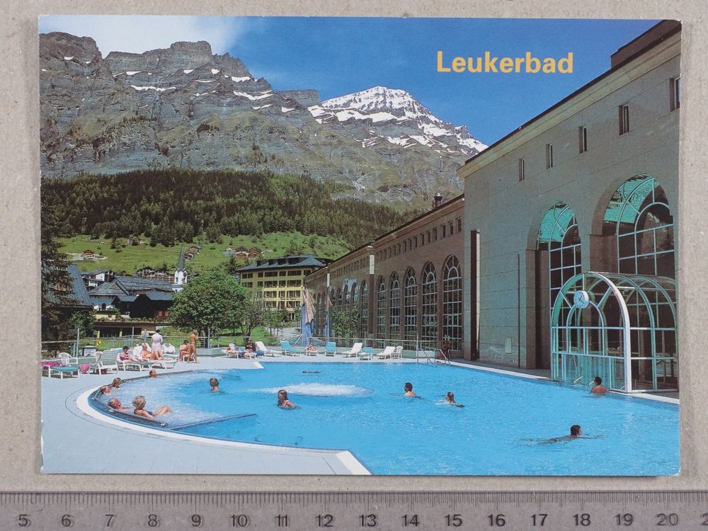 Leukerbad, 1994, Alpentherme, Bad, Schwimmbad (Gebraucht) in Lenzburg ...