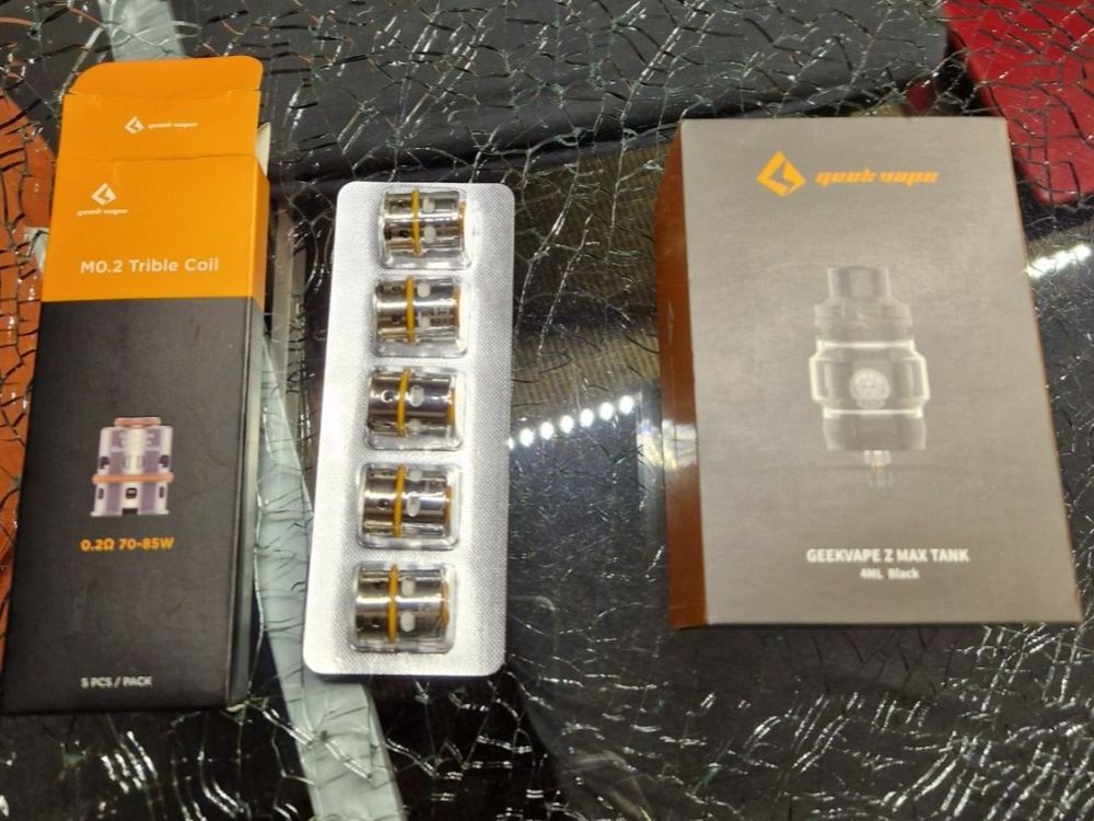 Geekvape Z Max Tank inkl. 5x Tripple Coil + Carbon Drip Tip | Kaufen auf Ricardo