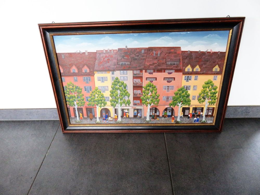 ORIGINAL von Gerda Alder "Tüchi Rapperswil" (Neu (gemäss Beschreibung ...