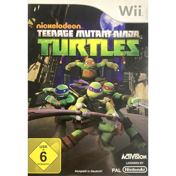Teenage Mutant Ninja Turtles - Nintendo Wii (Gebraucht) in Jonschwil ...