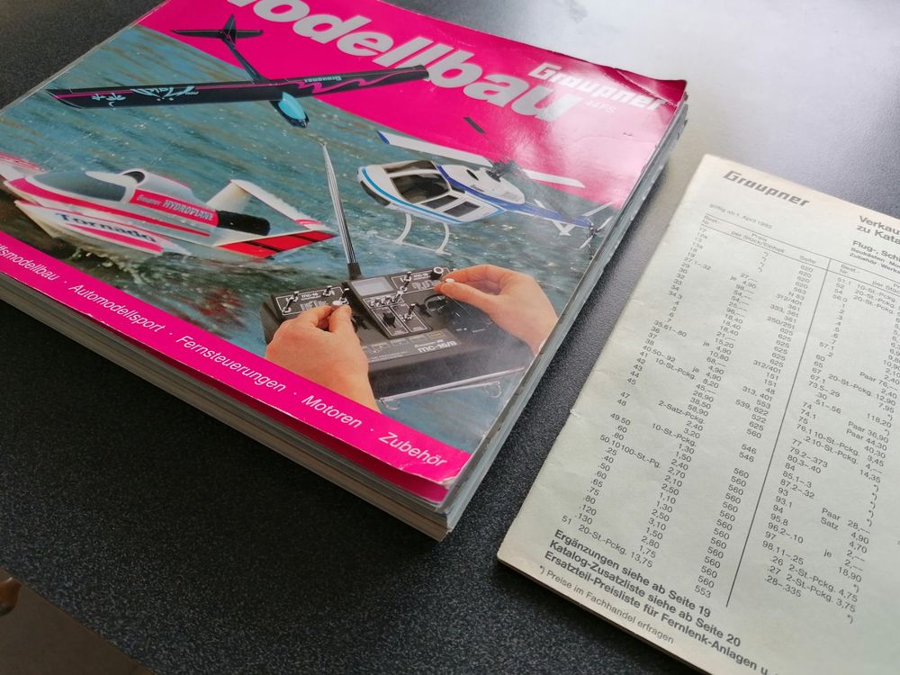 Graupner Modellbaukatalog 1992 Katalog 44FS mit Preisliste (Gebraucht ...