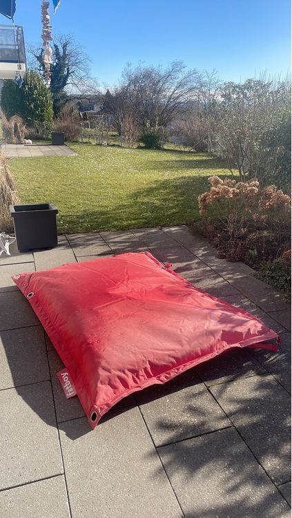 Fatboy Sitzsack Outdoor rot (Gebraucht) in Frauenfeld für CHF 50 – nur ...