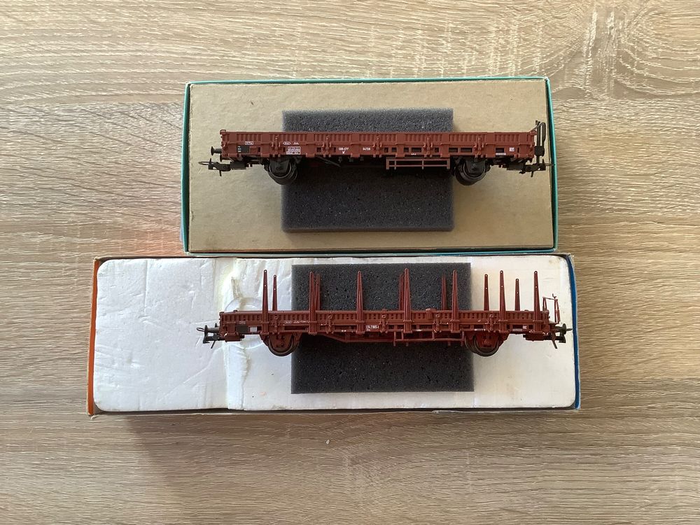 Märklin / Roco : 2x Flachwagen Ks (Gebraucht) in für CHF 14.9 – mit ...