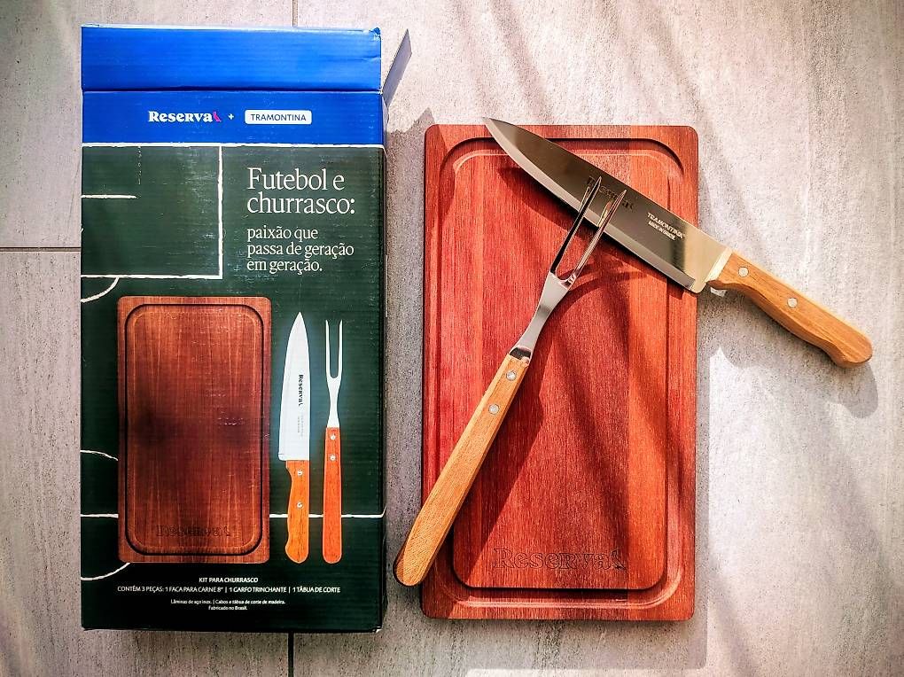 Set planche à découper, couteau fourchette (D'occasion) à St-Aubin ...