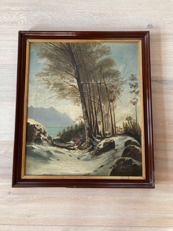 Bild gerahmt Landschaft | Kaufen auf Ricardo