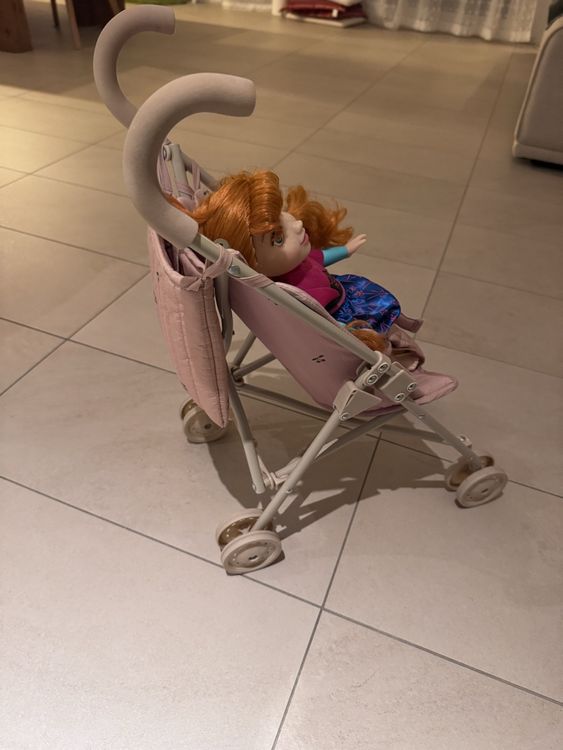 Konges Slojd Doll Stroller with Anna from Frozen (Gebraucht) in Meilen ...