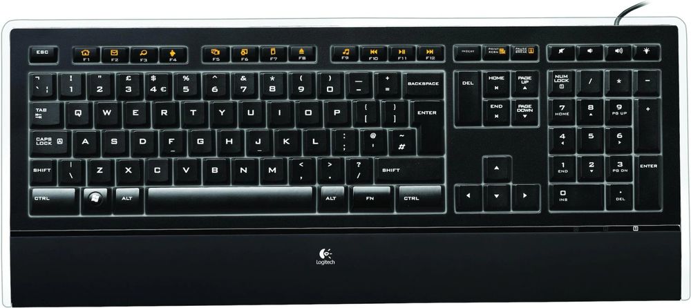 Logitech ILLUMINATED Keyboard K740, CH, Kabelgebunden (NEU) (Neu und ...