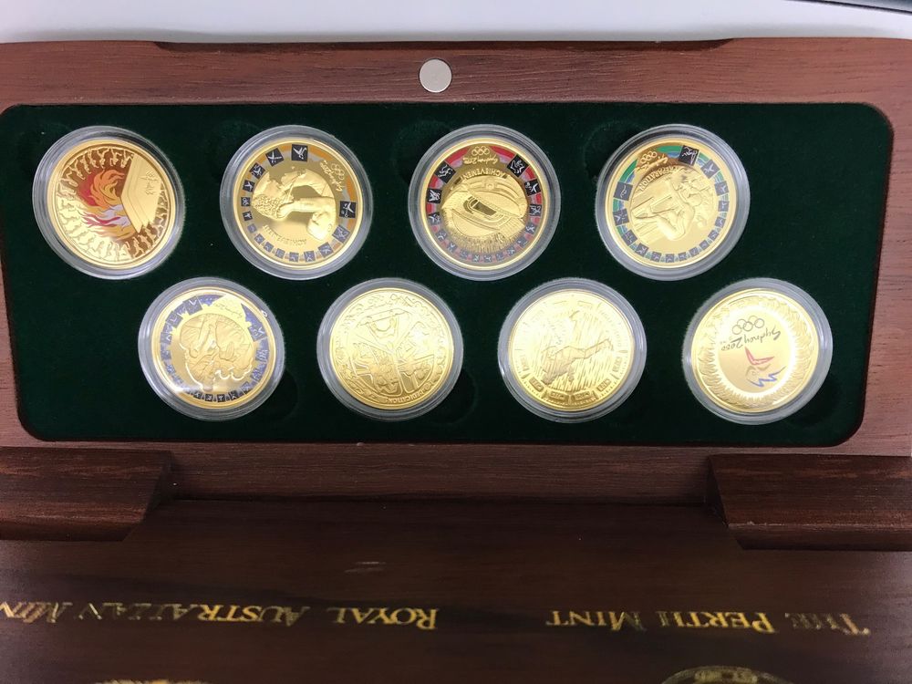 Olympic Sydney 2000 gold coin series ( set of 8 Goldcoins) (Neu (gemäss ...