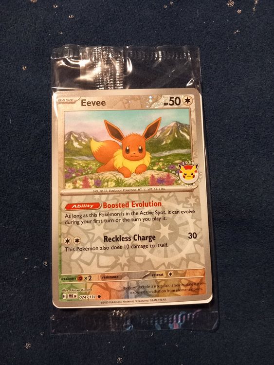 Pokemon Day Eevee Reverse Galaxy Foil Prismatic Evolution 74 | Kaufen ...