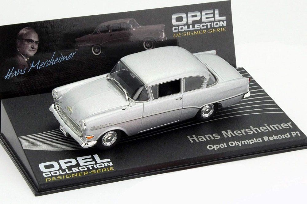 Opel Olympia Rekord P1 "Silver" (1:43) (Neu und originalverpackt) in ...
