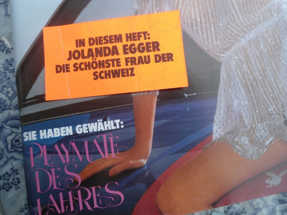 Erotik Playboy D1983 Poster+6Seiten Jolanda Egger Penthouse (Gebraucht ...