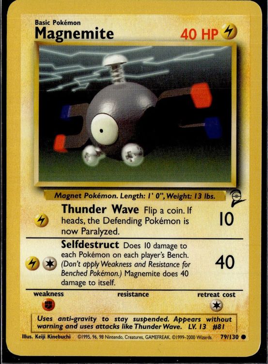 Magnemite 79/130 Base Set II (Gebraucht) in Zürich für CHF 2 – mit ...
