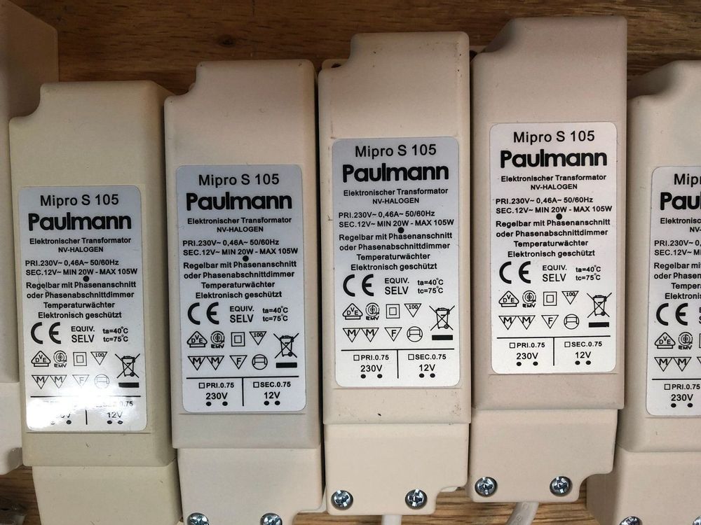 LED Trafo Transformator 12 Volt min 20 - 105 Watt dimmbar (Neu (gemäss Beschreibung)) in ...