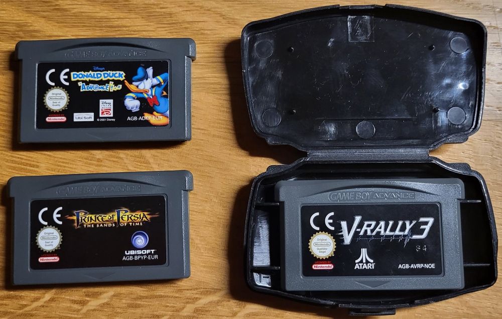 Game Boy Advance GBA Prince of Persia, V-Rally 3,Donald Duck (Gebraucht ...