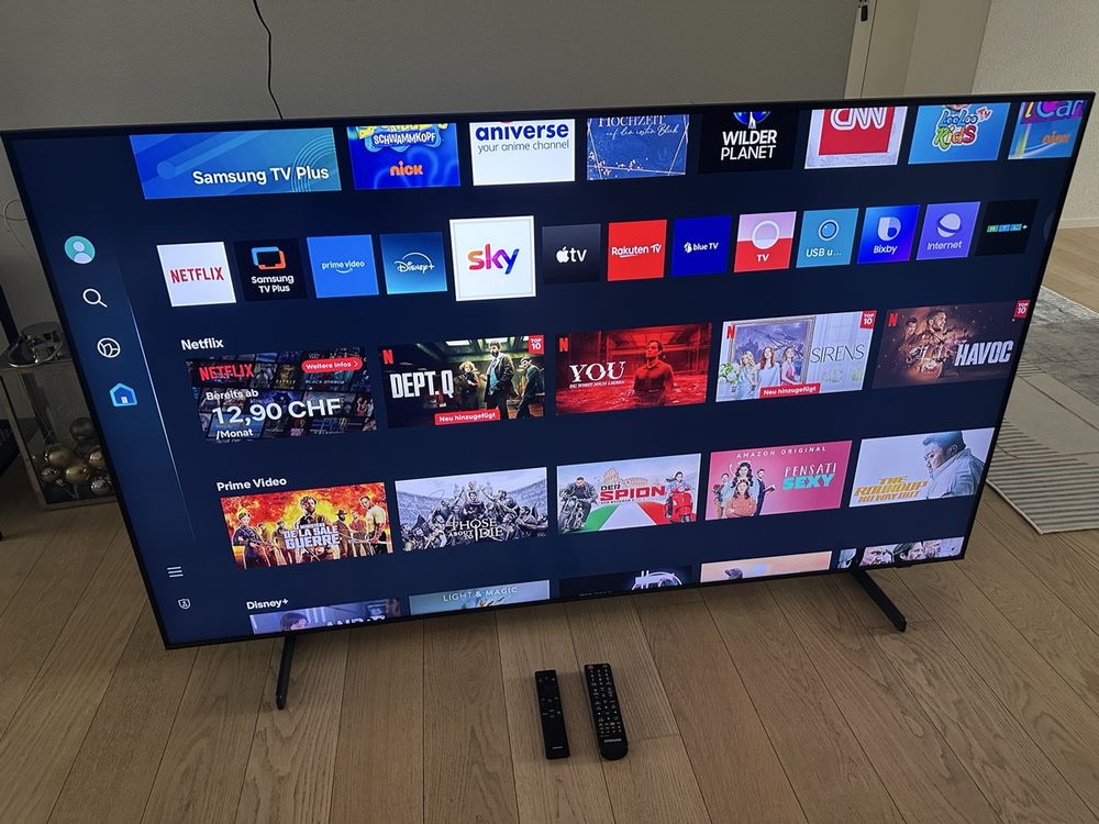 65” QLED Samsung Smart Tv | Kaufen auf Ricardo