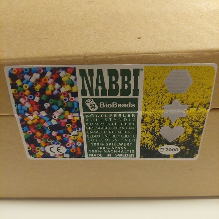 NABBI BioBeads Bügelperlen 7000 Stk. vollständig (Neu und ...