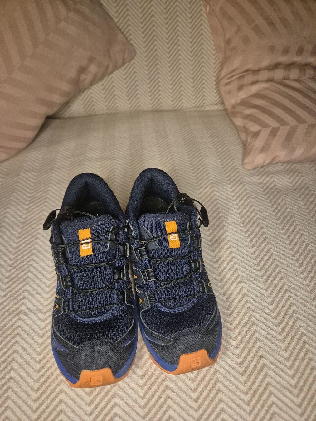 Chaussures de trail Salomon XA Pro 3D enfant bleu/orange 33 (Gebraucht ...