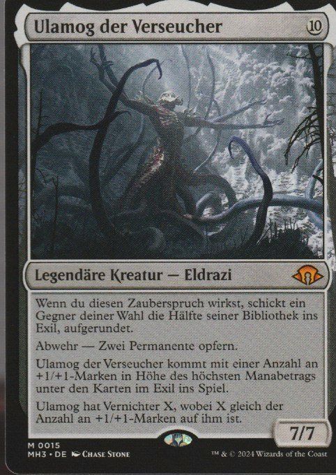 TCG Magic The Gathering MTG MH3 0015 Ulamog der Verseucher (Neu (gemäss ...