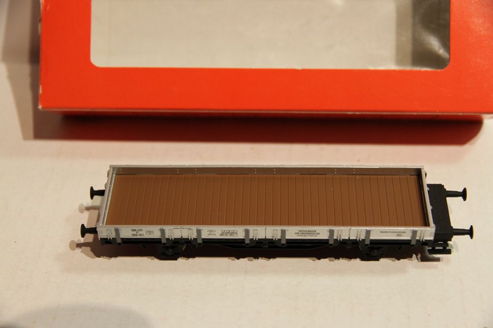 Feldschlösschen, SBB, Flachwagen P, AKU, HO, AC, Neu (Neu und ...