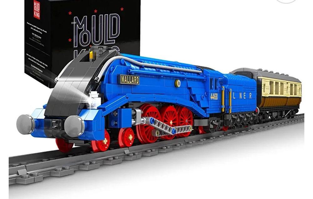 Mould King 12006 Technik Eisenbahnzug Dampflokomotive | Acheter sur Ricardo