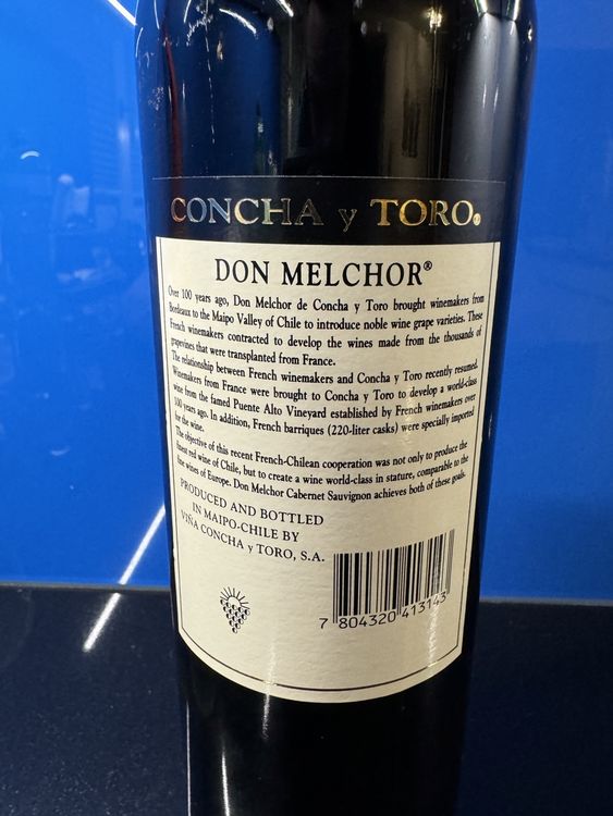 Don Melchor CONCHA y TORO 1993 (Neu und originalverpackt) in ...