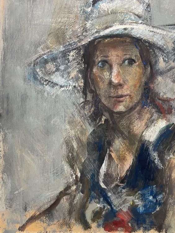 Dame mit Hut Gemälde unleserlich Signiert (Gebraucht) in Root für CHF 60 – mit Lieferung auf ...