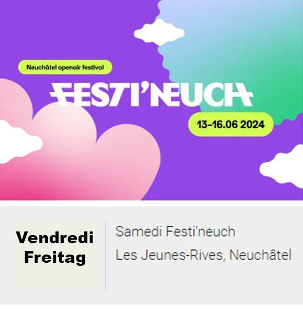 Tickets Festi'neuch FR Festineuch billet tickets billets | Kaufen auf Ricardo