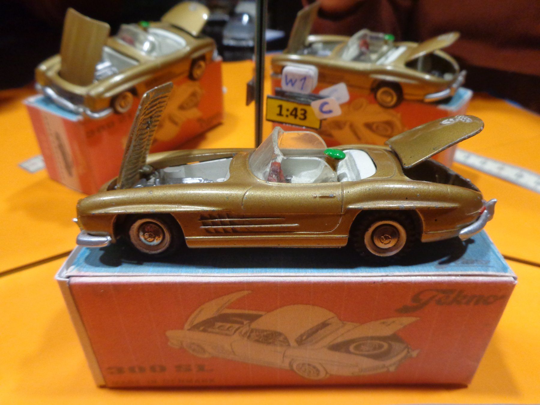 Mercedes-Benz 300 SL 1:43 C (Repro-Box) Tekno No.925 DK W1 (Gebraucht) in Oftringen für CHF 90 ...