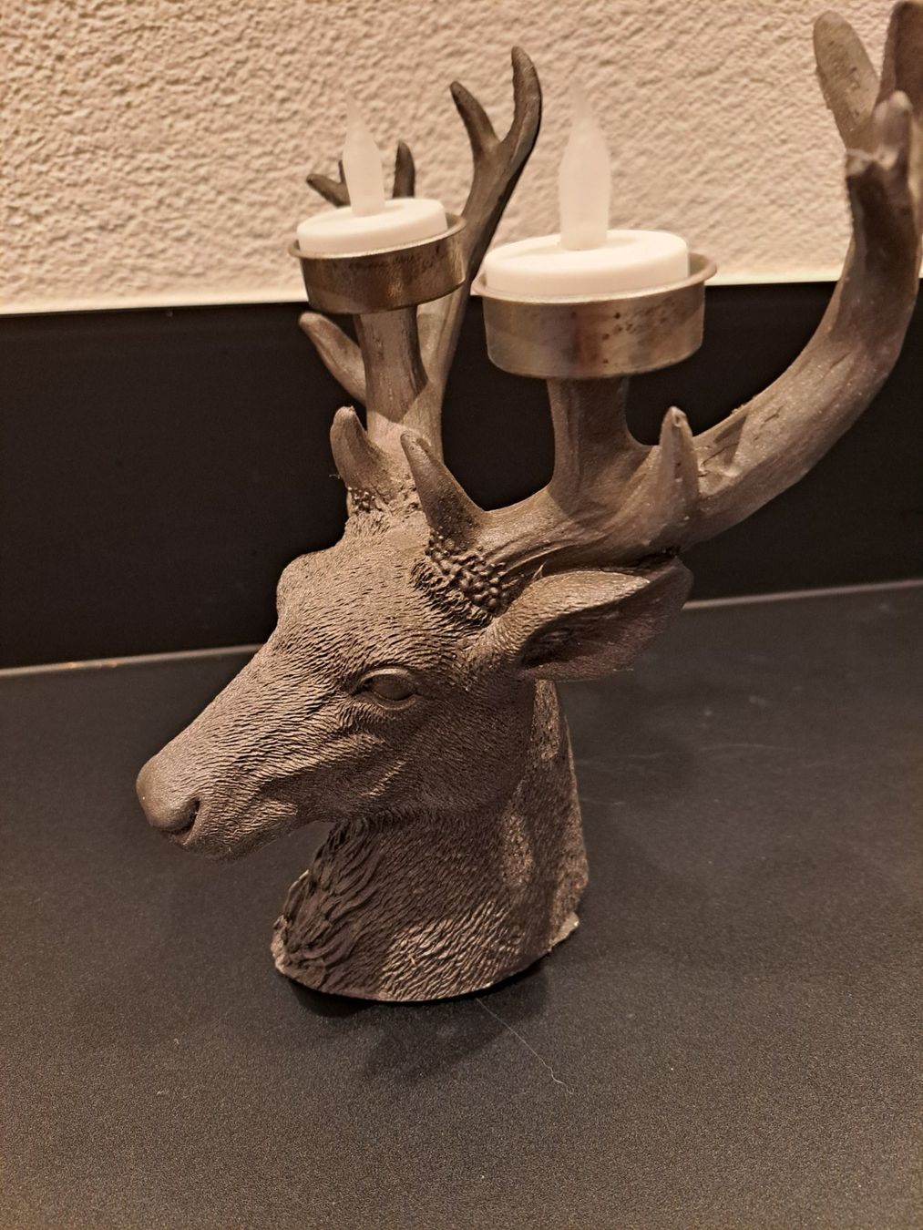 Hirsch Kerzenständer, Weihnachtsdeko, Neuwertig! (Neu (gemäss ...