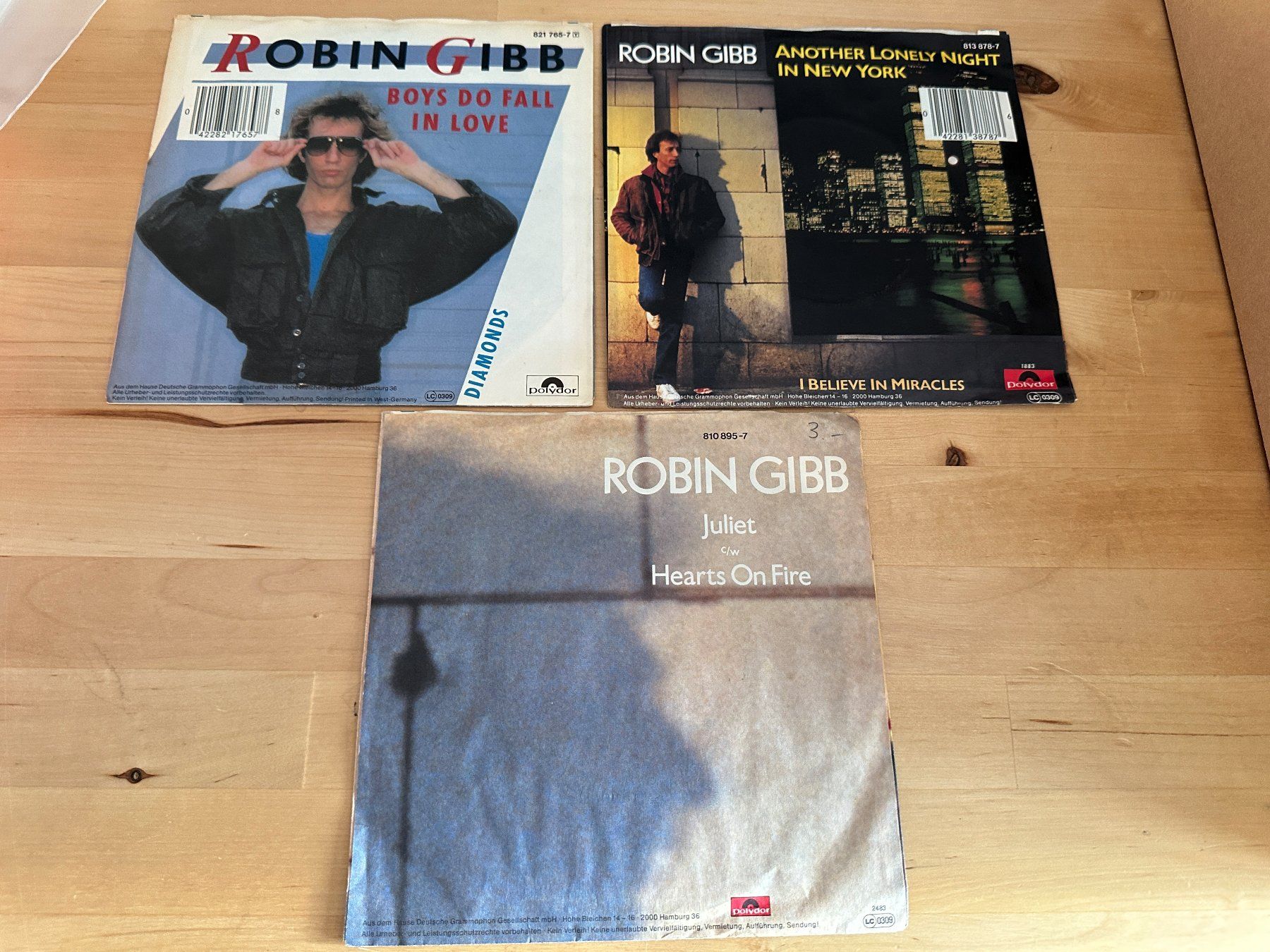 ROBIN GIBB BEE GEES tolle Single Sammlung Kult Top Hit (Gebraucht) in ...