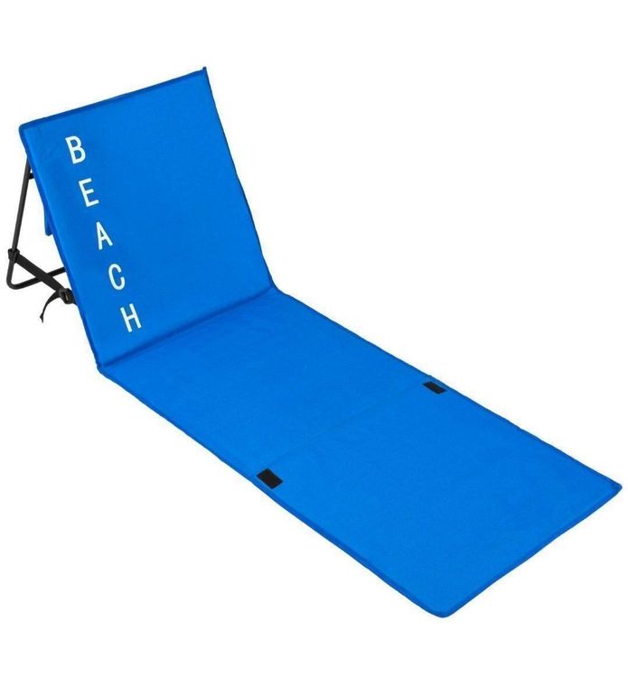 Strandmatte mit Lehne - blau | Kaufen auf Ricardo