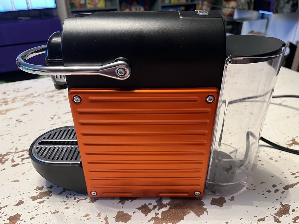 Nespresso C61 Pixie red Kapsel Maschine orange rot (Gebraucht) in ...