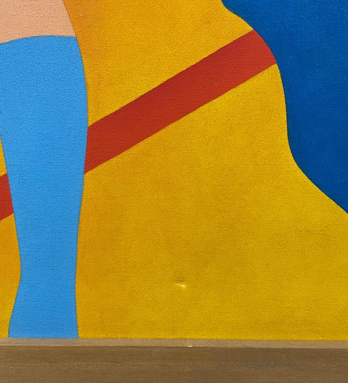 Urs Dickerhof (1941) grosses Gemälde (Gebraucht) in Root für CHF 545 – mit Lieferung auf Ricardo ...