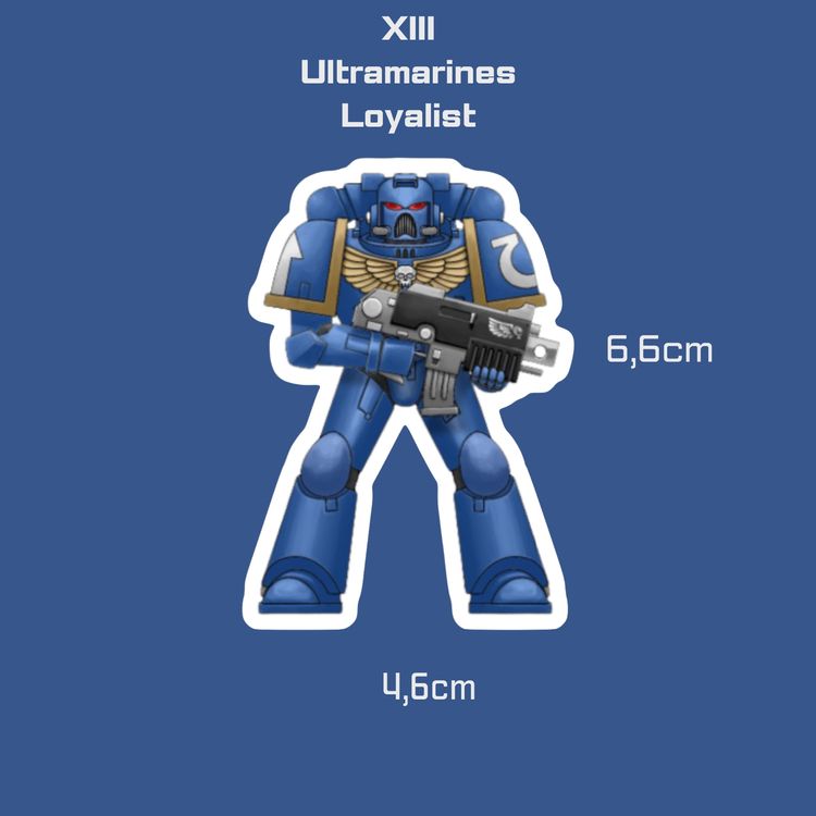 Warhammer 40k Ultramarines Sticker (Dwarfchambers exclusive) (Neu und ...