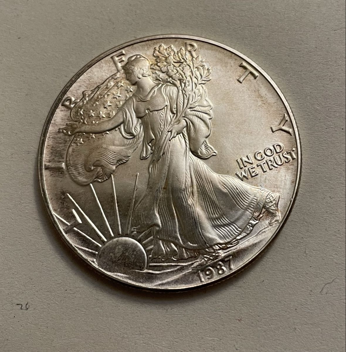 1 Unze Feinsilber .999 american eagle 1987 (Gebraucht) in St. Gallen ...