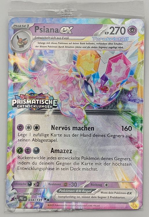 Pokemon Karte Psiana ex mit Stempel🇩🇪 (Gebraucht) in Moosseedorf für ...