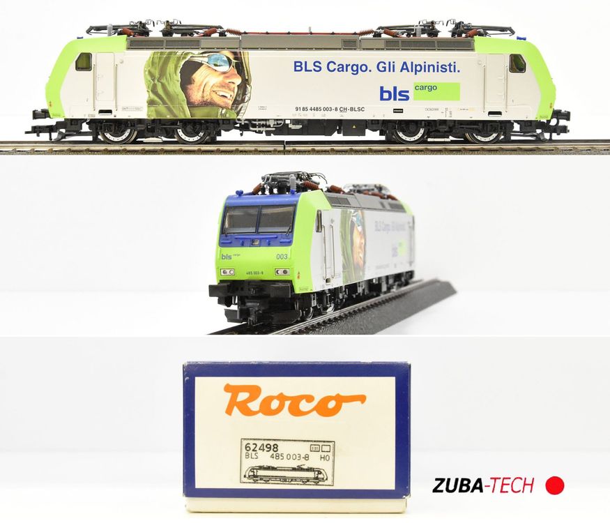 Roco 62498 E-Lok Re 485 BLS H0 GS Analog mit OVP (Gebraucht) in St ...