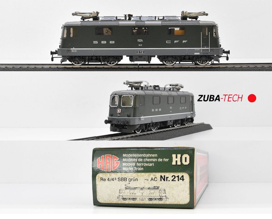 HAG 214 E-Lok Re 4/4 II SBB H0 WS Analog mit OVP (Gebraucht) in St. Gallen für CHF 122 – mit ...