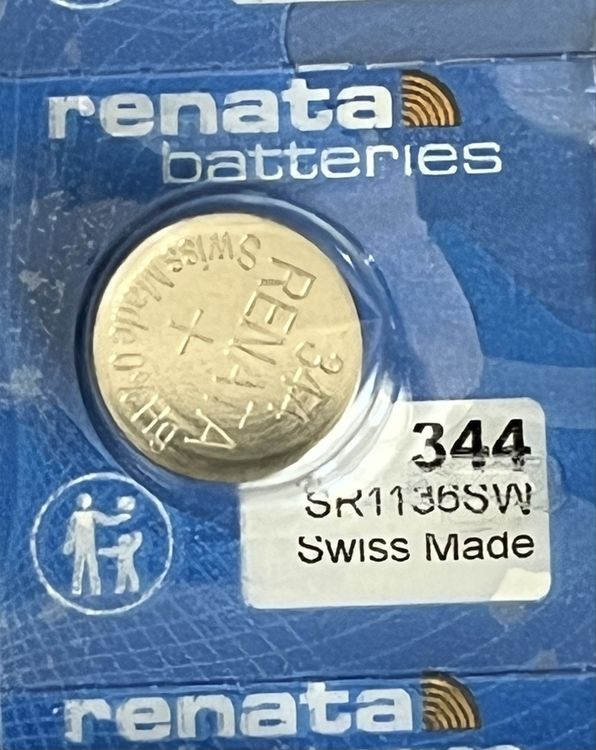 Renata 344 Knopfzellen, Swiss Made, neu, bis 07/2027 (Neu (gemäss ...