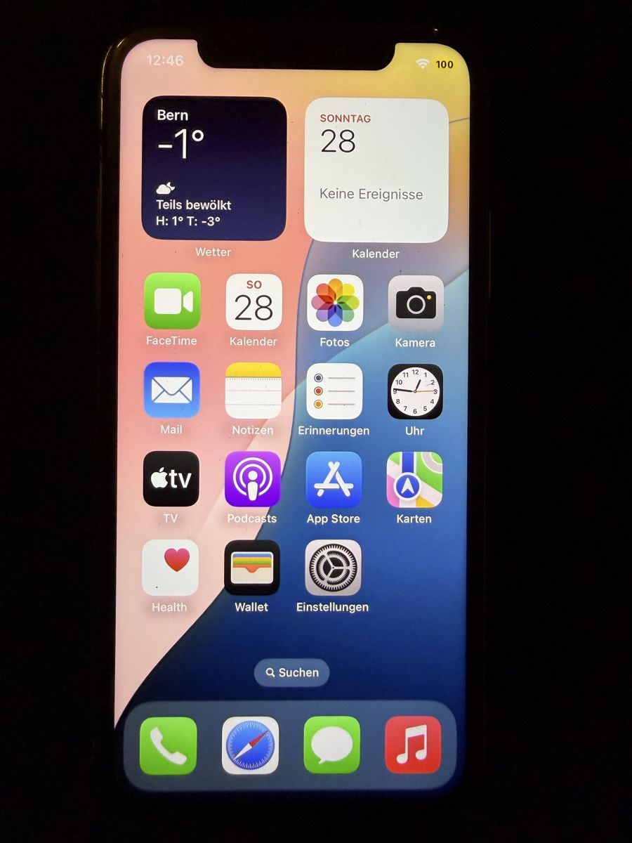 Apple iPhone XS 256GB mit neuem Display Schutzfolien Hülle (Defekt) in ...