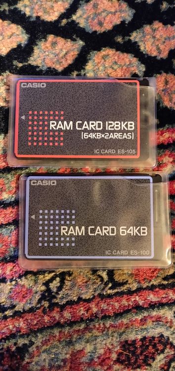 Casio Ram Card 64KB 128KB vintage ES-100 (Gebraucht) in Collonge ...