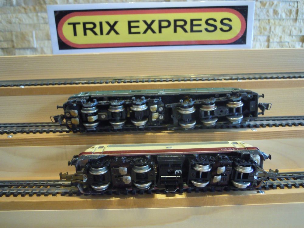 Trix Express 5 versch. Diesel und E-Lok's und 27 Güterwagen (Gebraucht ...