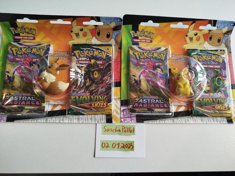 🔥 Evolving Skies Blister Pokemon TCG 🔥 (Neu und originalverpackt) in ...